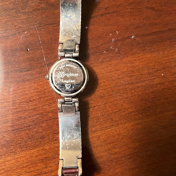 Brighton | Accessories | Brighton Watch Braided Leather And Silver ...